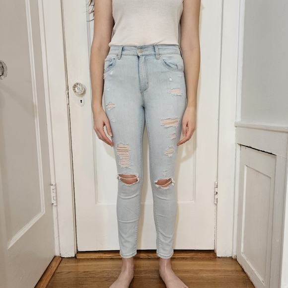 Garage | Jeans | Garage Ripped Jeans Size 3 Garage Skinny Jeans Light ...